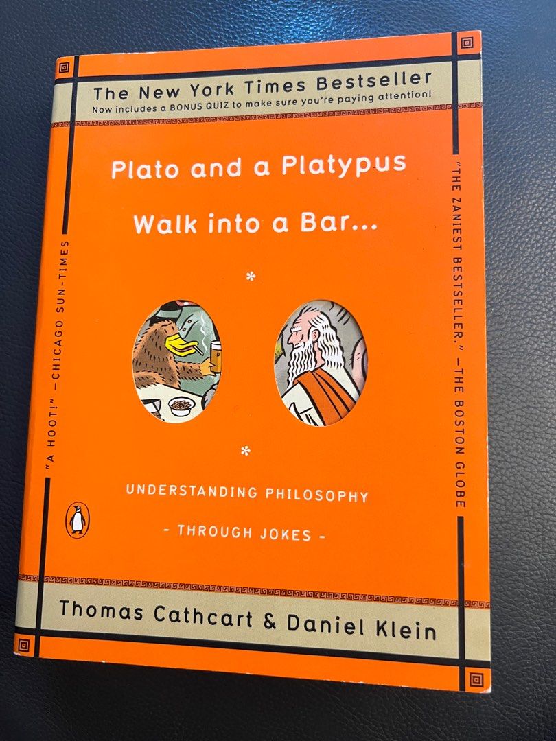 Plato and a Platypus Walk into a Bar, 興趣及遊戲, 書本 & 文具, 小說 & 故事書 - Carousell