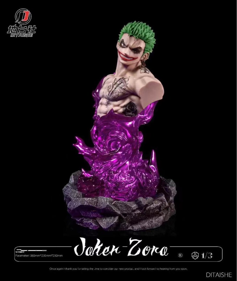 [PO] One Piece|Joker Zoro Bust, Hobbies & Toys, Toys & Games on Carousell
