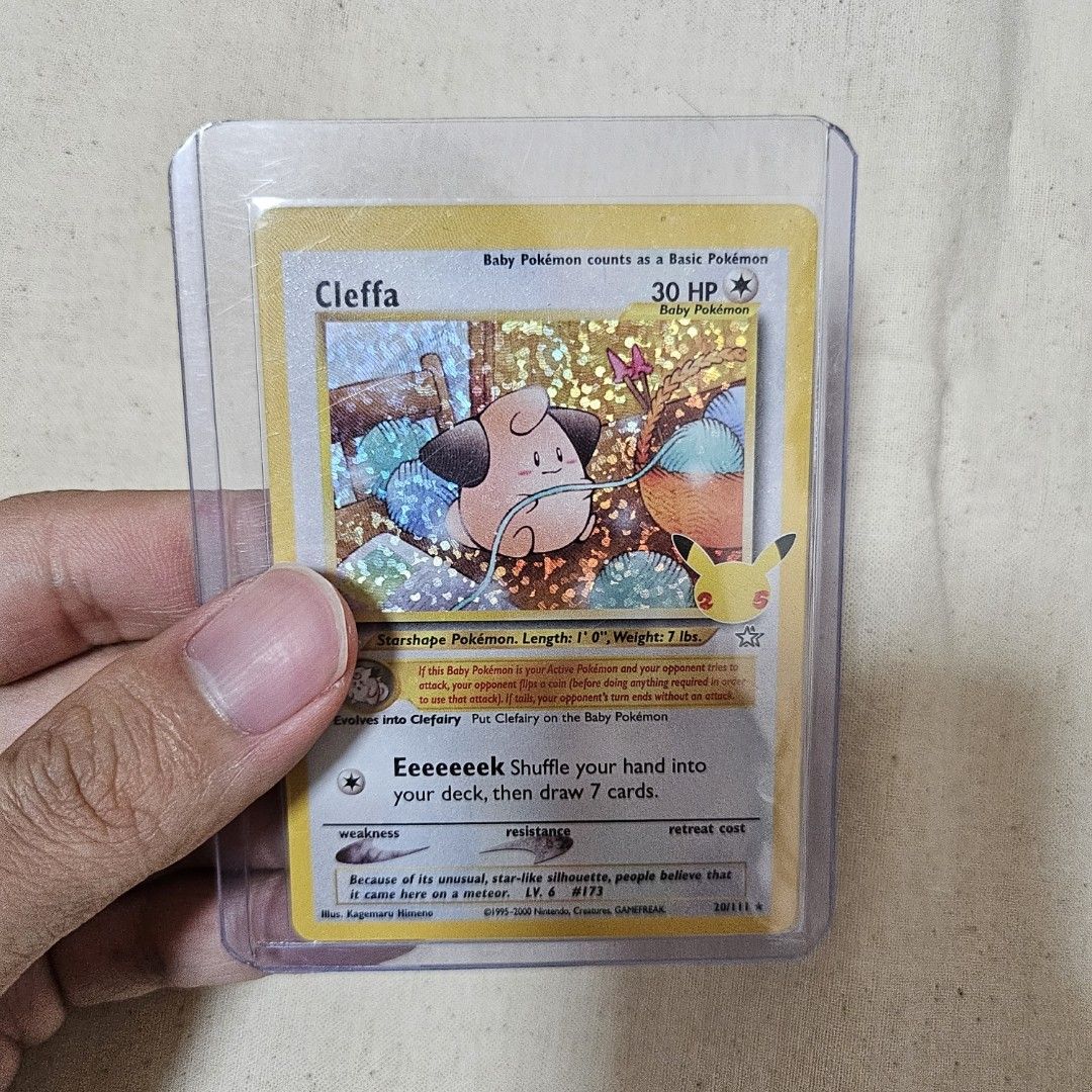 Pokemon | Cleffa | 25th Celebrations, Hobbies & Toys, Toys & Games on ...