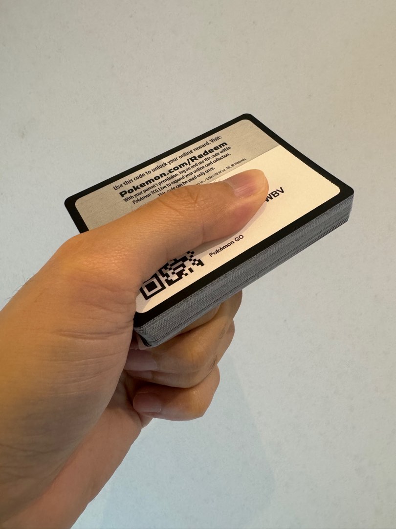 Pokemon Go Code Cards, Hobbies & Toys, Toys & Games on Carousell