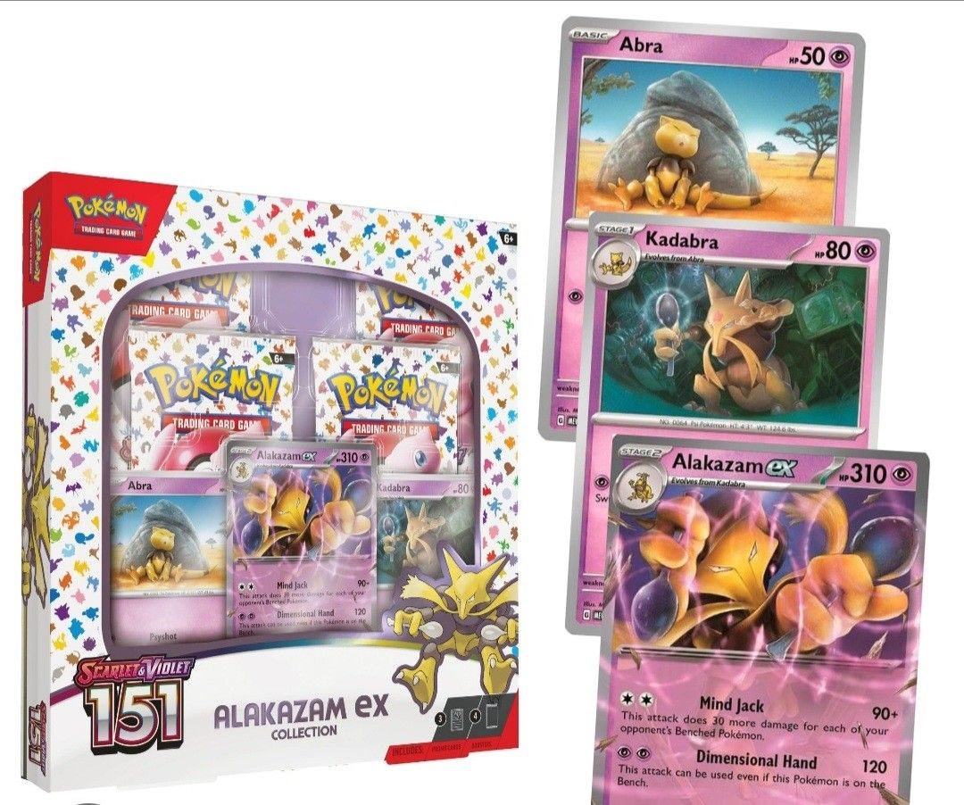 Pokémon 151 Alakazam EX Box, Hobbies & Toys, Toys & Games on Carousell