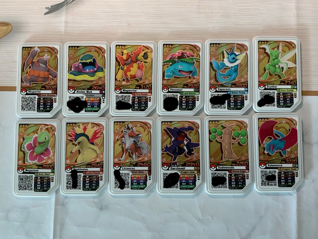 Pokémon Gaole 12 pcs, Hobbies & Toys, Toys & Games on Carousell