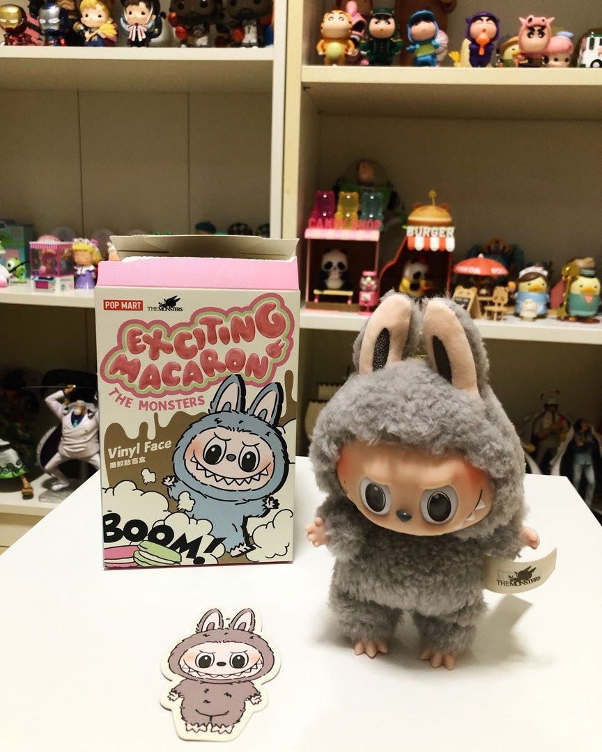 Pop Mart x How2work The Monsters Exciting Macaron Series, Hobbies ...