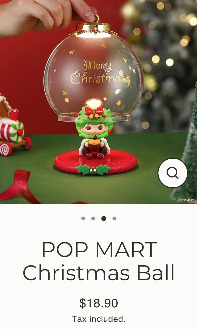 Popmart Christmas pop display box, Hobbies & Toys, Toys & Games on ...