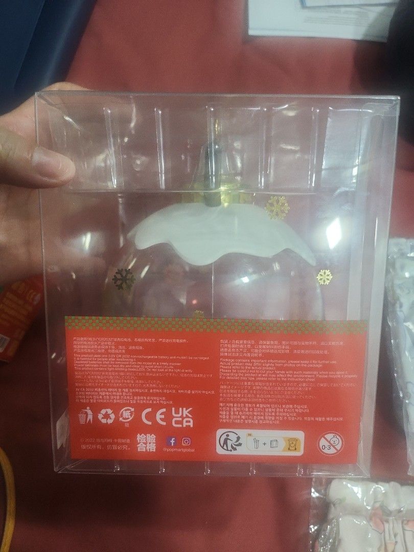 Popmart Christmas pop display box, Hobbies & Toys, Toys & Games on ...