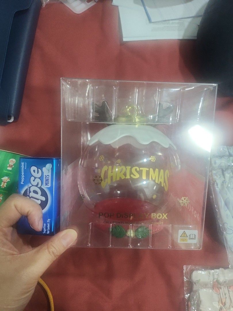 Popmart Christmas pop display box, Hobbies & Toys, Toys & Games on ...