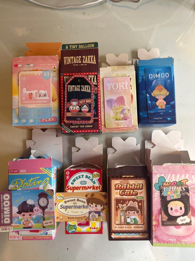 Popmart dimoo paradise vintage zakka Yoki the moment dimoo aquarium the ...