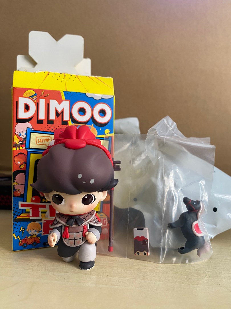 Popmart DIMOO Time Roaming Series General of Qin Dynasty Vlog, Hobbies ...