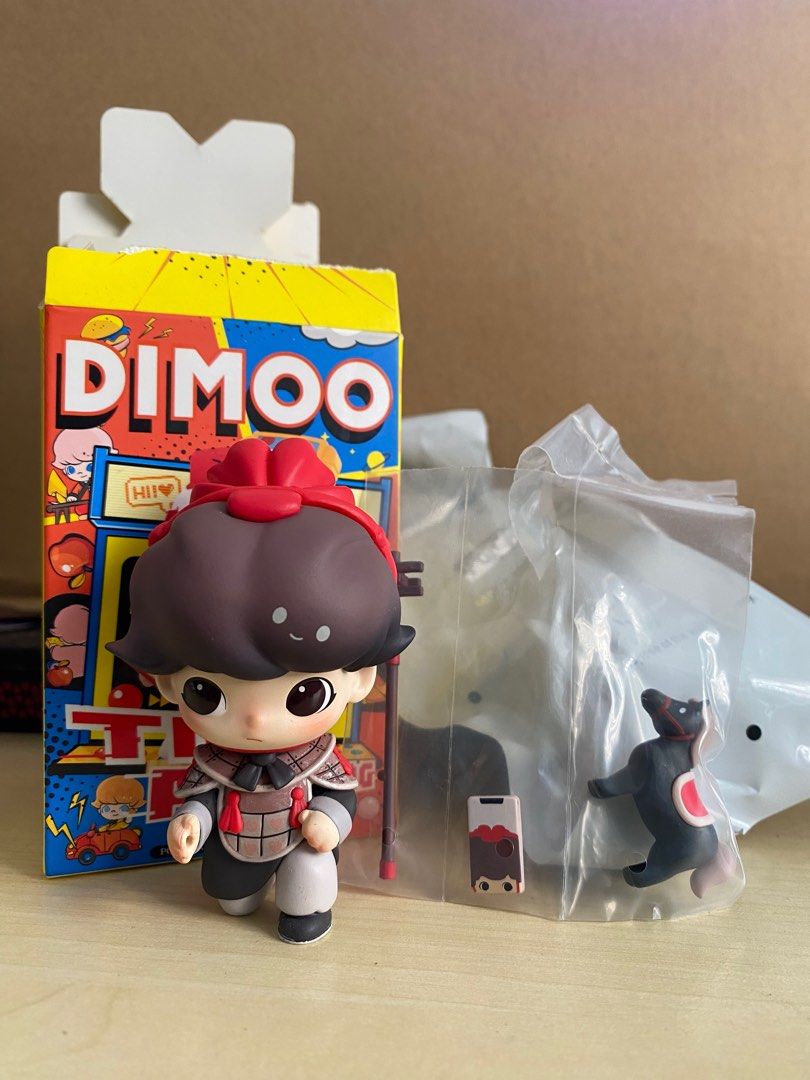 Popmart DIMOO Time Roaming Series General of Qin Dynasty Vlog, Hobbies ...
