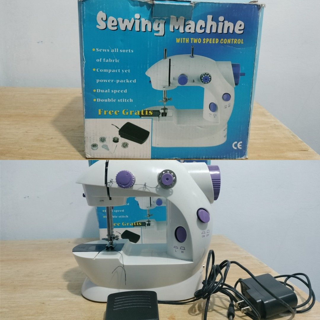 Portable Sewing Machine with Two Speed Control, Hobbies & Toys, Stationary & Craft, Craft ...