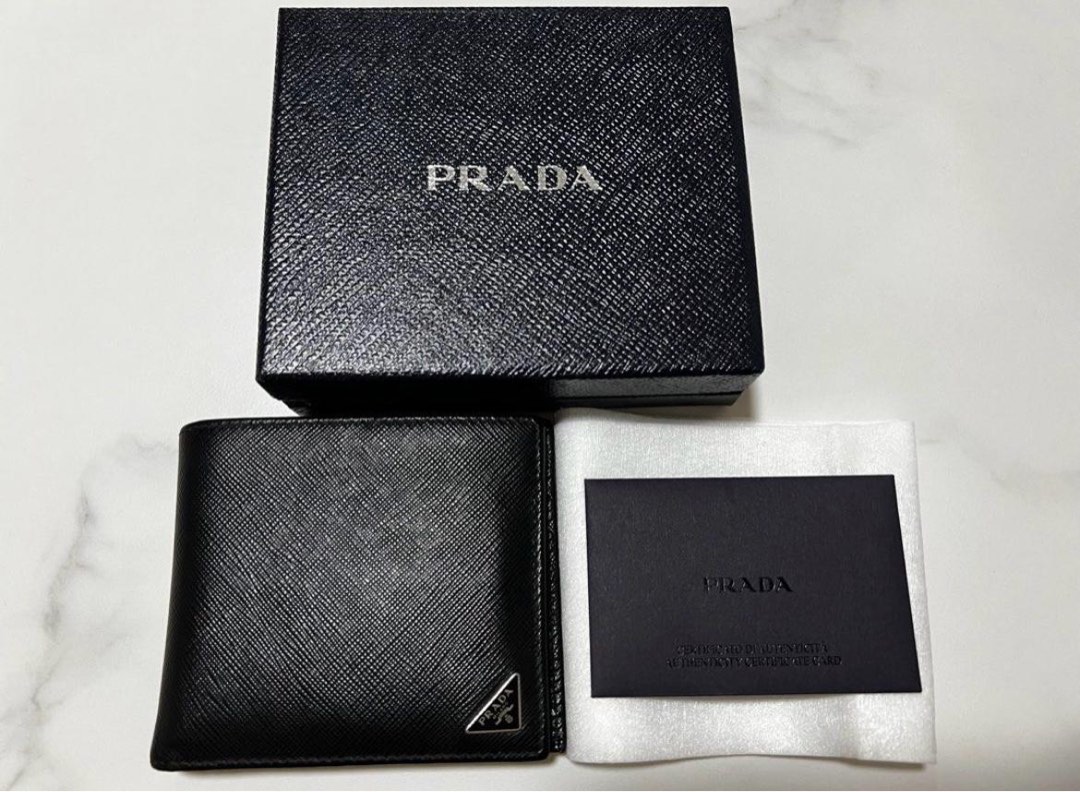 Prada Men Wallet, Men's Fashion, Watches & Accessories, Wallets & Card ...