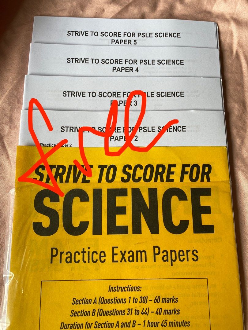 Primary 6 PSLE science revision guide (Free practice papers) , Hobbies ...