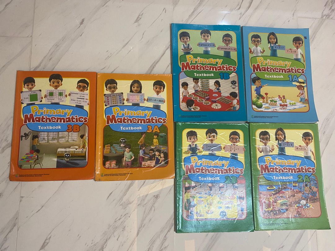 Primary Mathematics Textbook 1A 1B, Hobbies & Toys, Books & Magazines ...