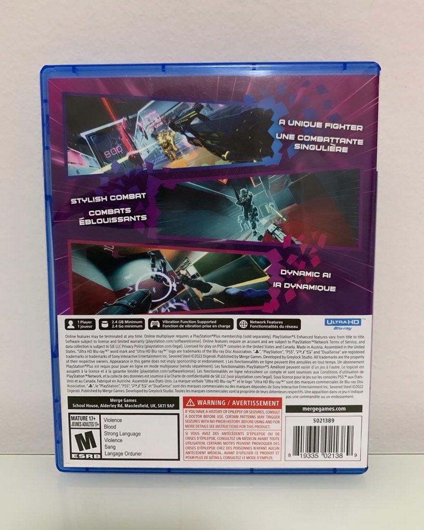 PS5 Games Severed Steel, Video Gaming, Video Games, PlayStation on ...