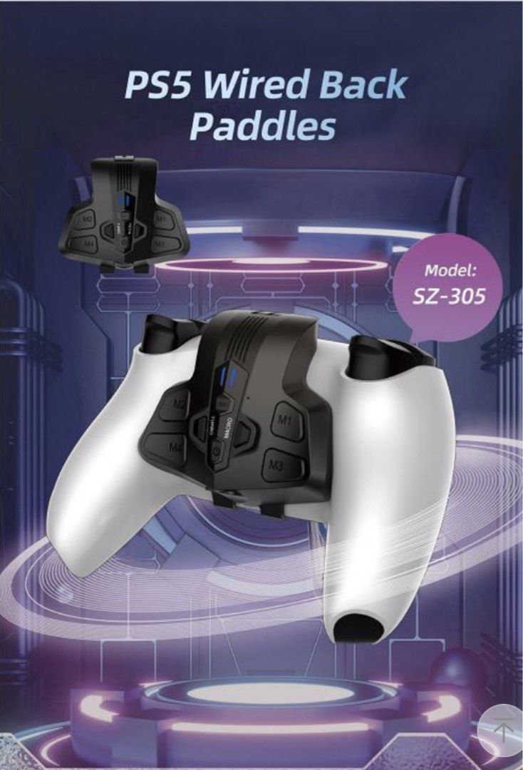 PS5 controller add a Paddle shift, Video Gaming, Gaming Accessories ...