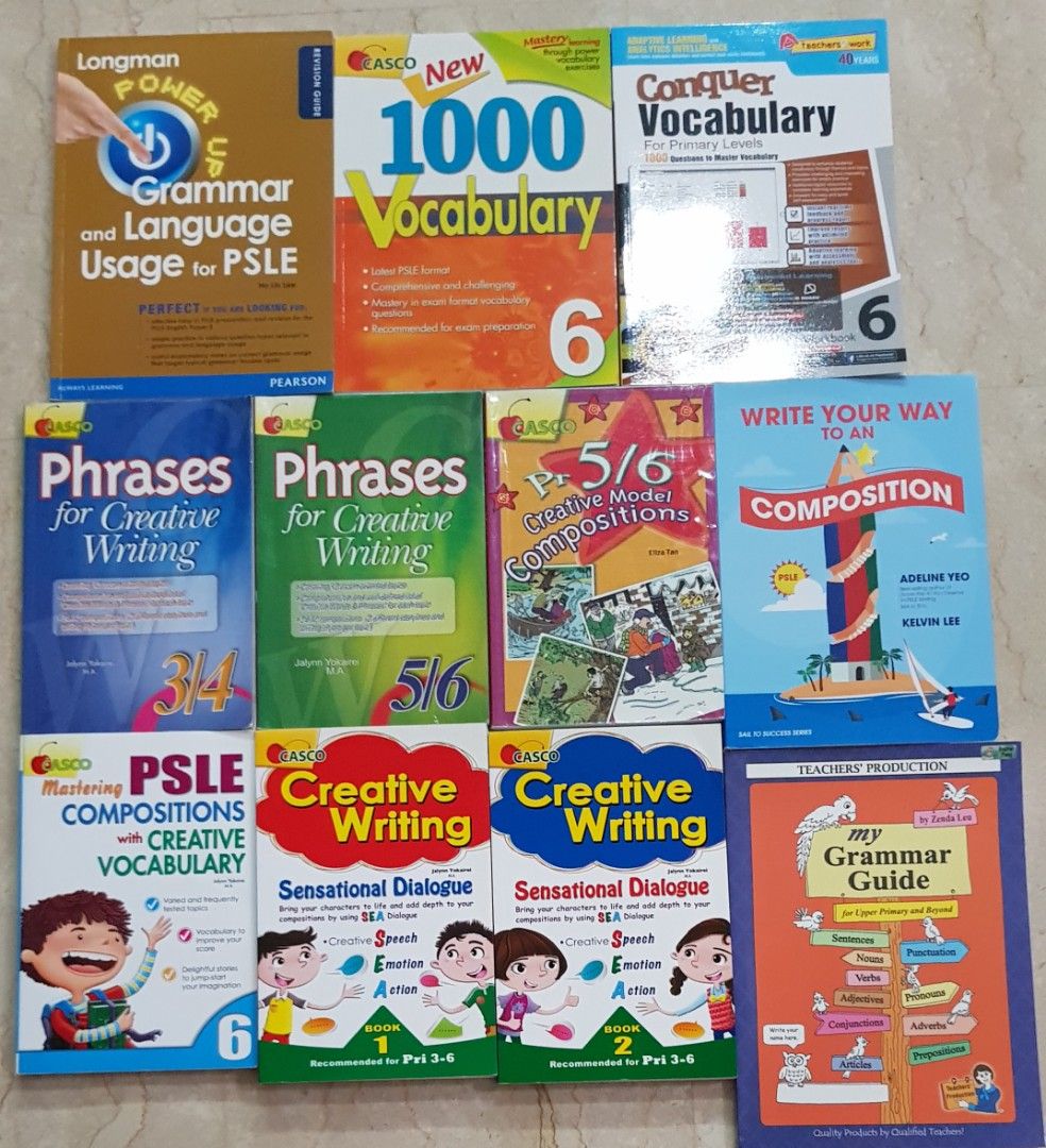 Psle P6 P5 P4 textbooks assessment books (many pictures), Hobbies ...