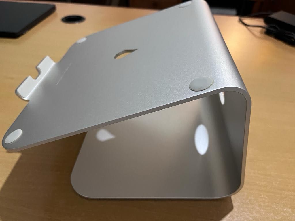 Rain Design mStand Ergonomic Laptop Stand, Silver (Patented), Computers ...
