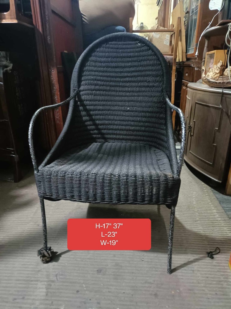 rattan accent chair japan surplus, Furniture & Home Living, Furniture ...