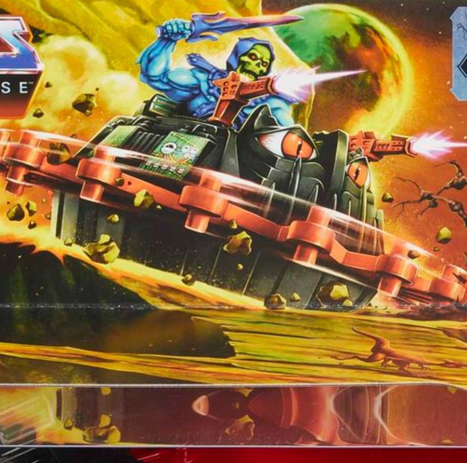 He-Man MOTU Retro SKELETOR and ROTON (Evil Assault Vehicle) action ...