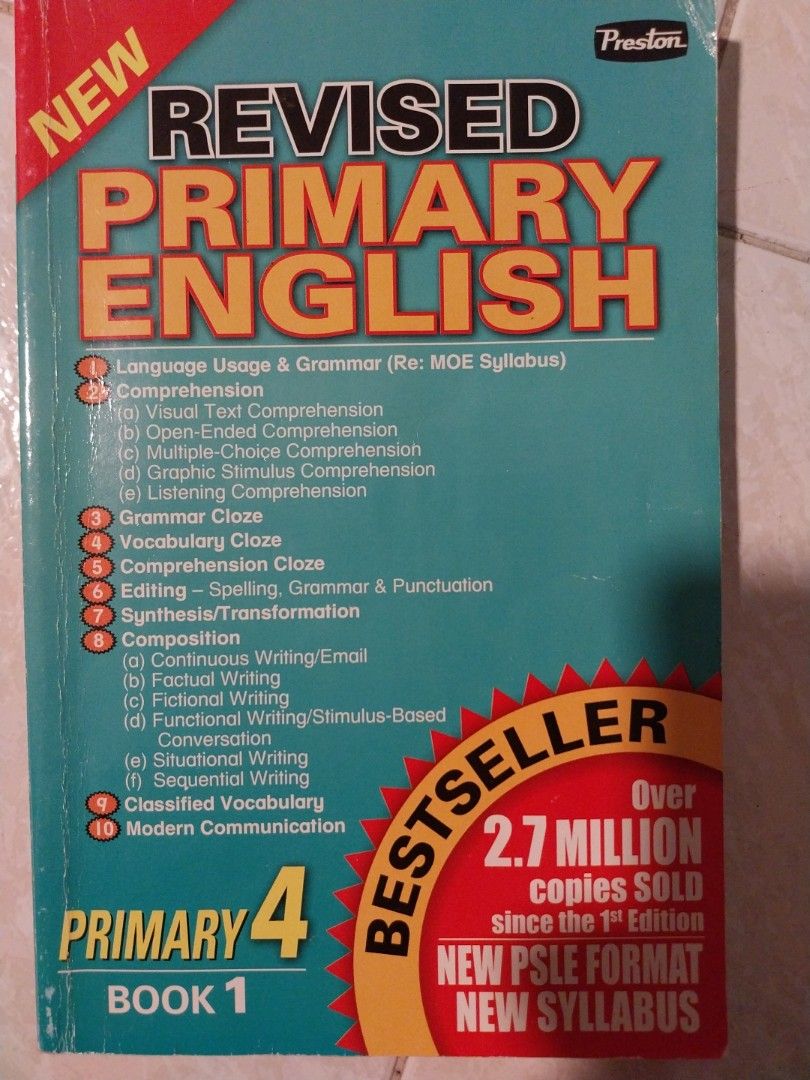 Revised primary English primary 4, Hobbies & Toys, Books & Magazines ...