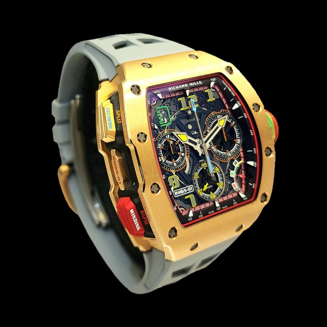 Richard Mille RM65-01 Rg Automatic Split-Seconds Chronograph in 18K ...