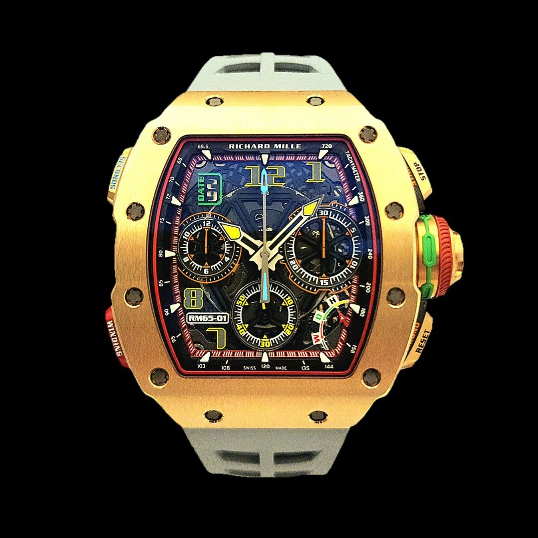 Richard Mille RM65-01 Rg Automatic Split-Seconds Chronograph in 18K ...