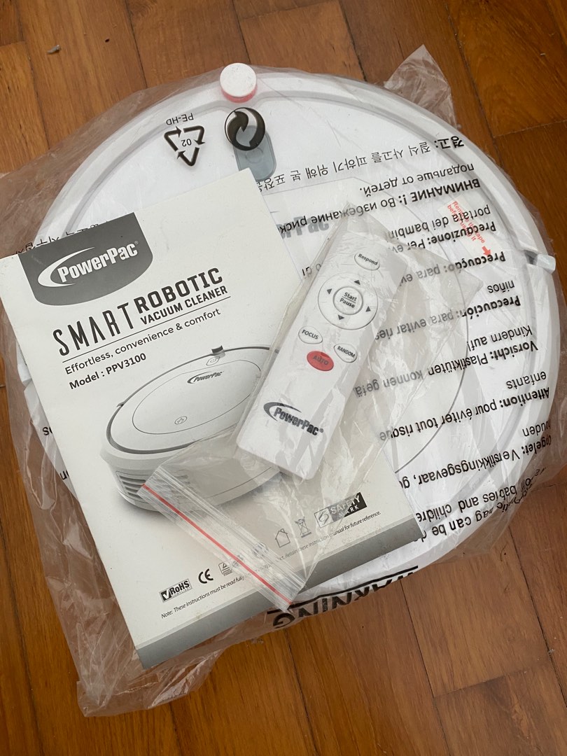 Smart Robot round vacuum sweeper | powerpac, TV & Home Appliances ...