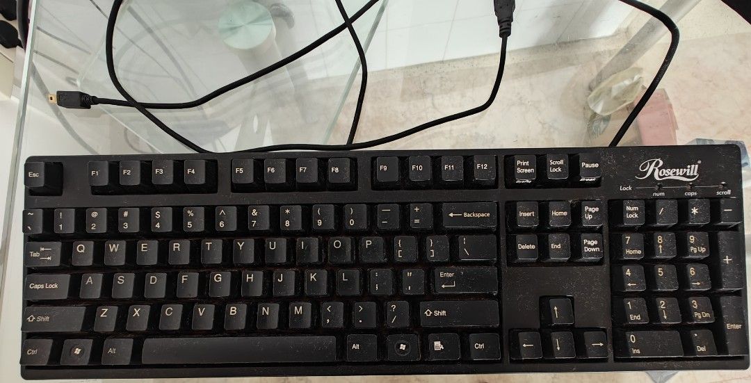 Rosewill keyboard RK-9000 (Cherry MX blue switches), Computers & Tech ...