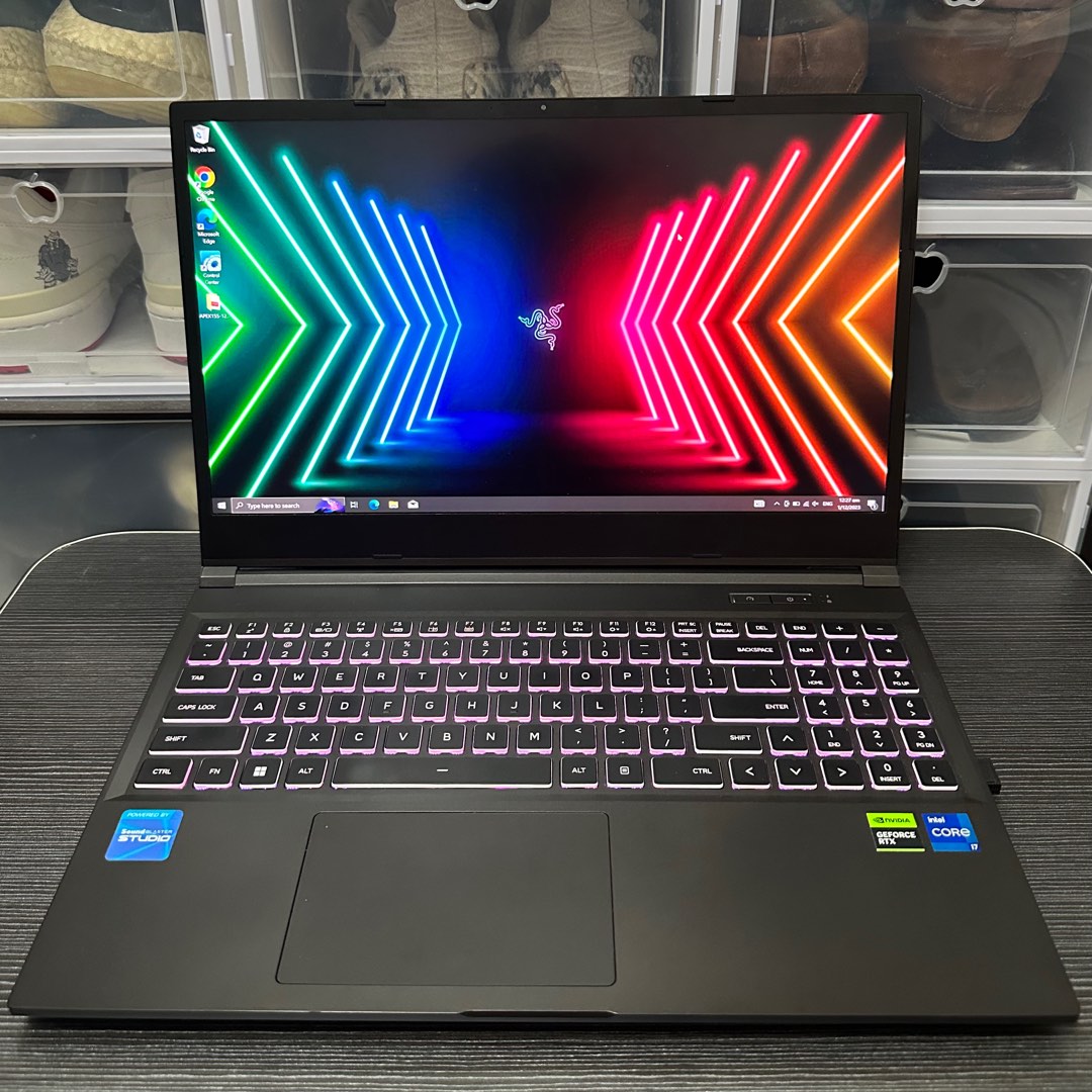 RTX4060 GAMING LAPTOP APEX 15 AFTERSHOCK QHD(2560x1440) 165HZ 32GB RAM ...