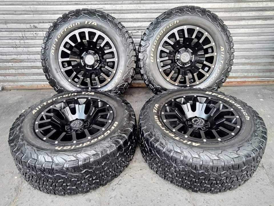 rush blackrhino mags and tires, Car Parts & Accessories, Mags and Tires ...