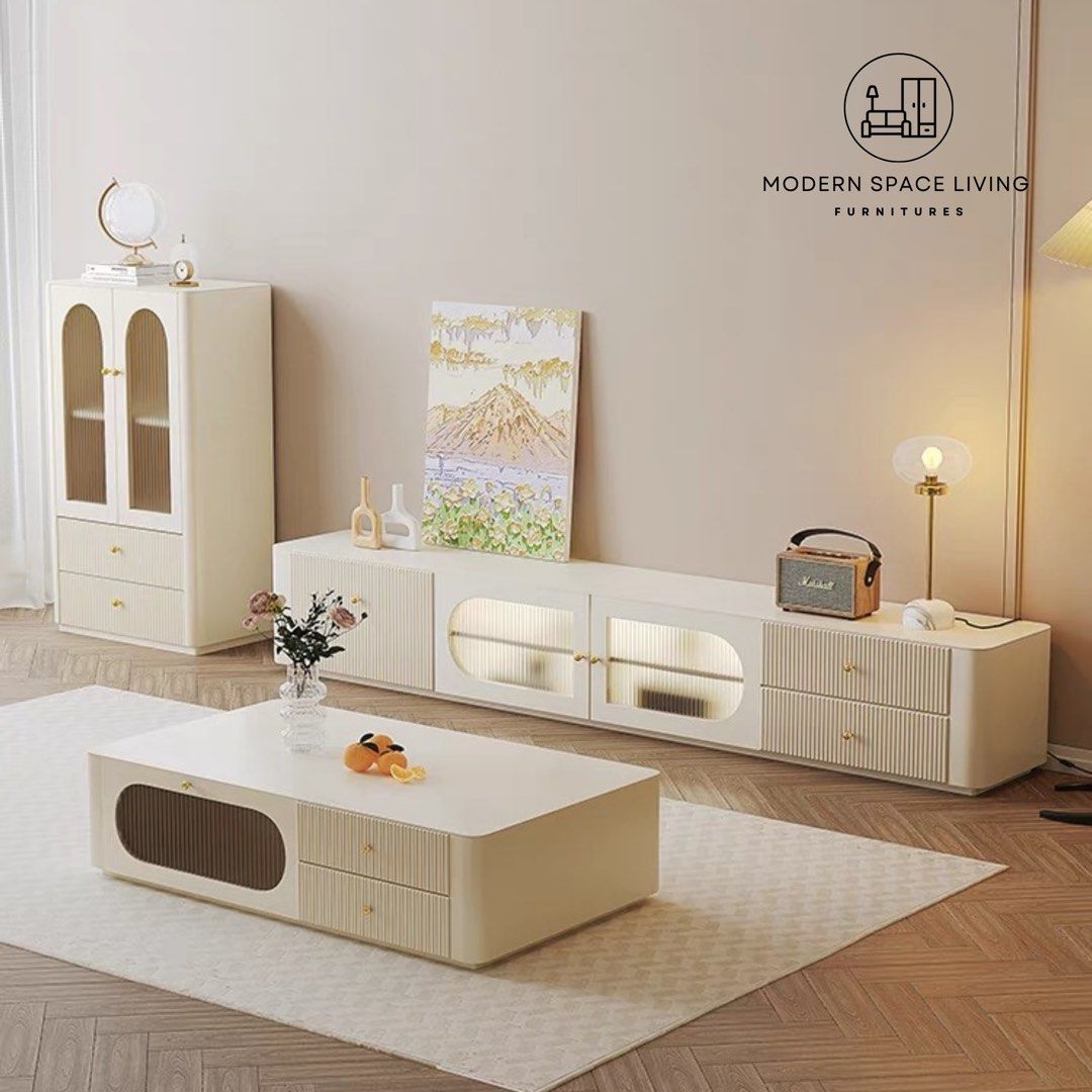 SAMIYO Modern TV Console / Coffee Table - TVC225, Furniture & Home ...