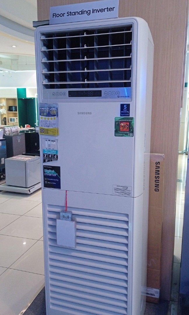 SAMSUNG FLOOR MOUNTED INVERTER AIRCON, TV & Home Appliances, Air ...