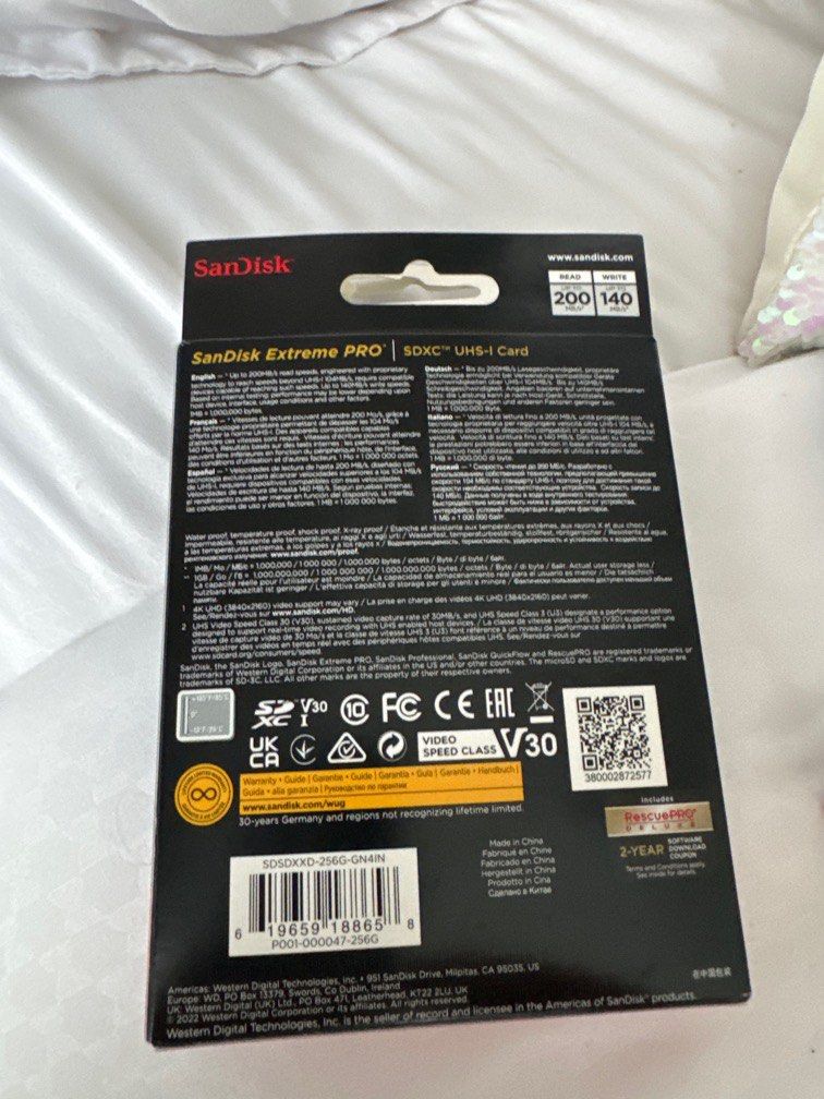 SanDisk extreme pro 256GB, Mobile Phones & Gadgets, Mobile & Gadget ...
