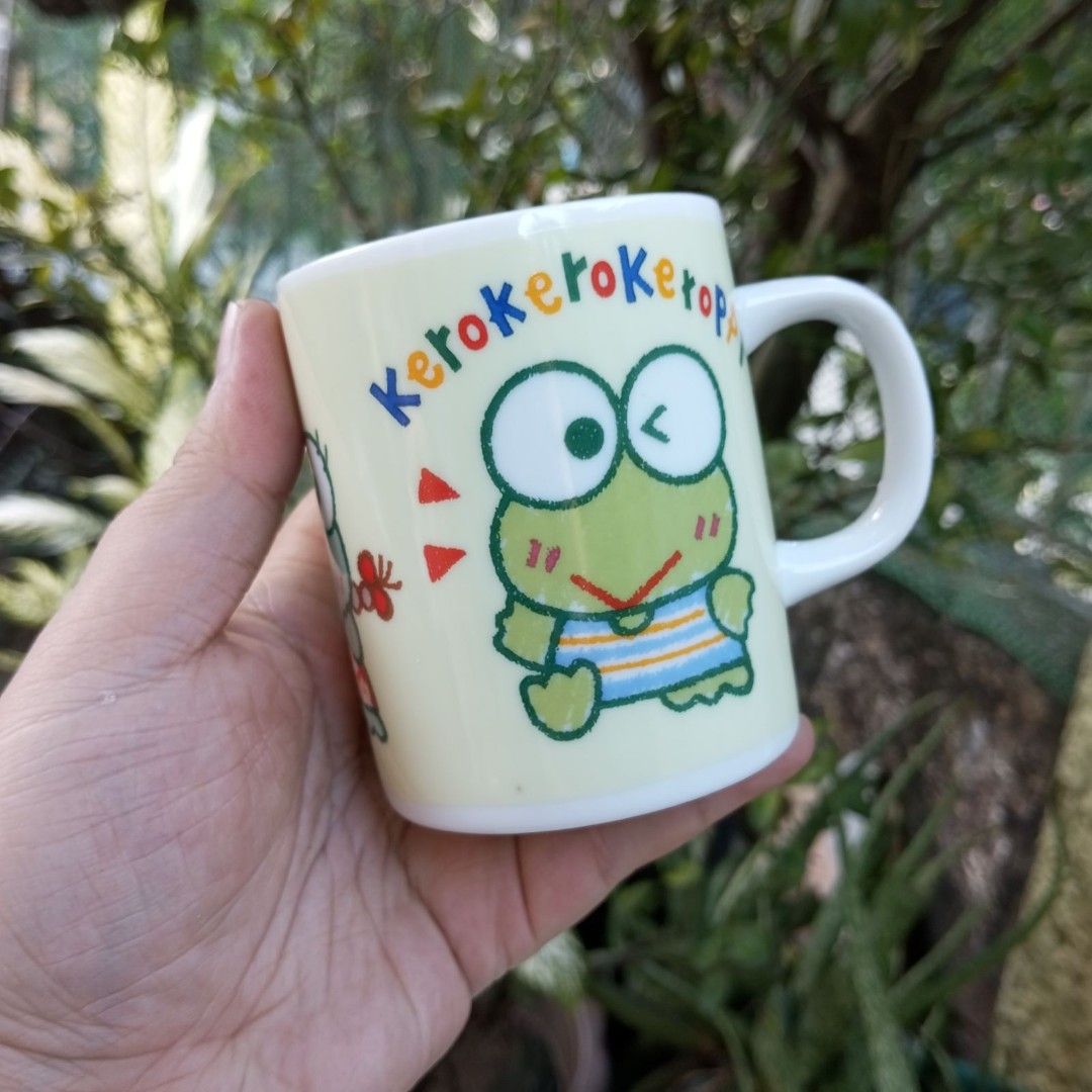 SANRIO Kero Keroppi Ceramic Mug, Furniture & Home Living, Kitchenware ...