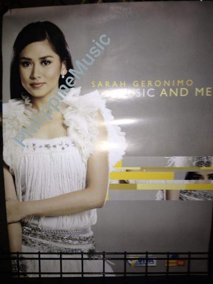 Sarah Geronimo Music and Me Official OPM Promo Poster, Hobbies & Toys ...