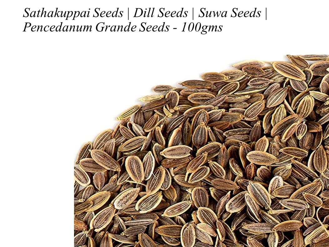 Sathakuppai Seeds | Dill Seeds | Suwa Seeds | Pencedanum Grande Seeds ...