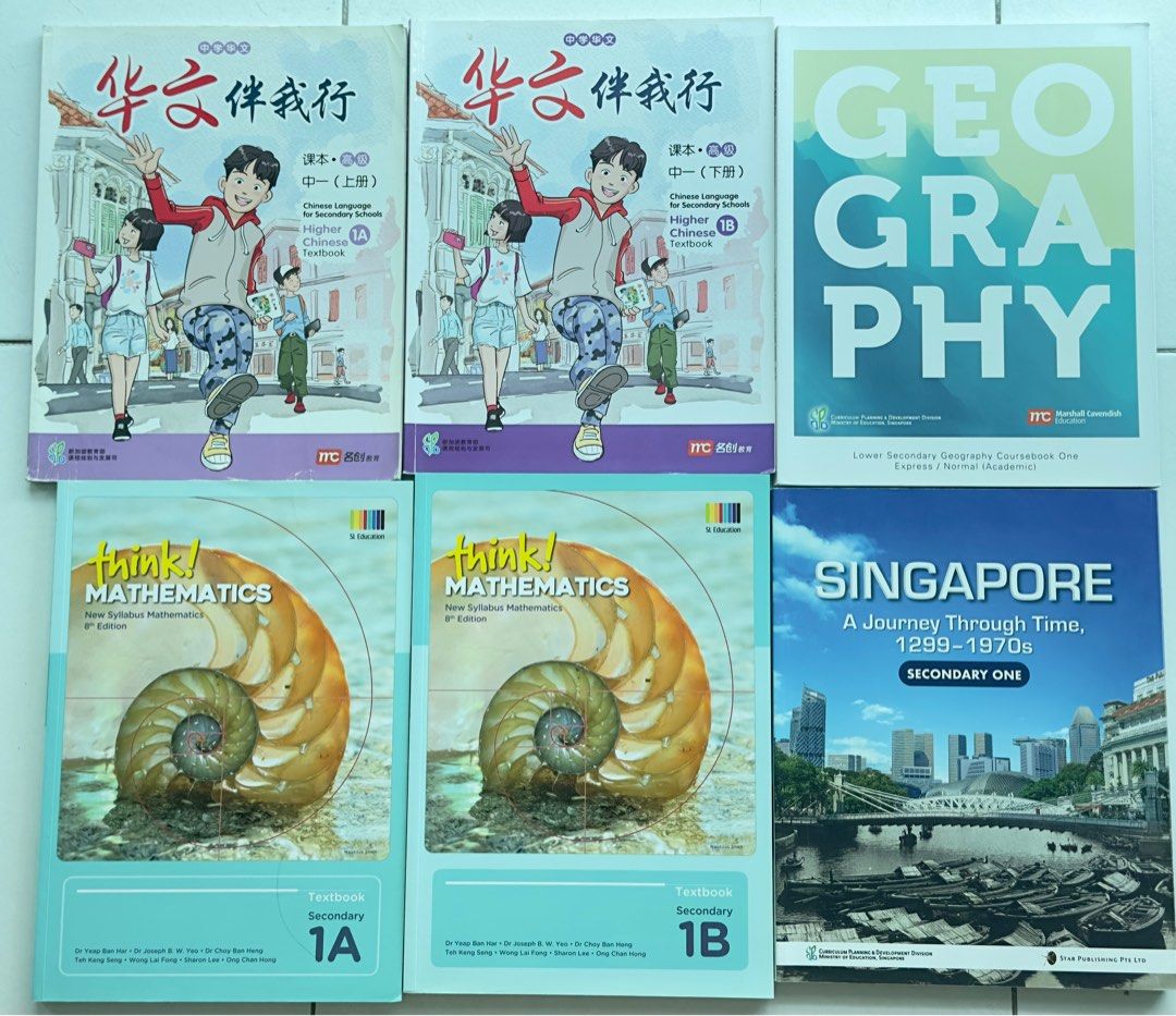 Sec 1 textbooks G3 and G2, Hobbies & Toys, Books & Magazines, Textbooks ...