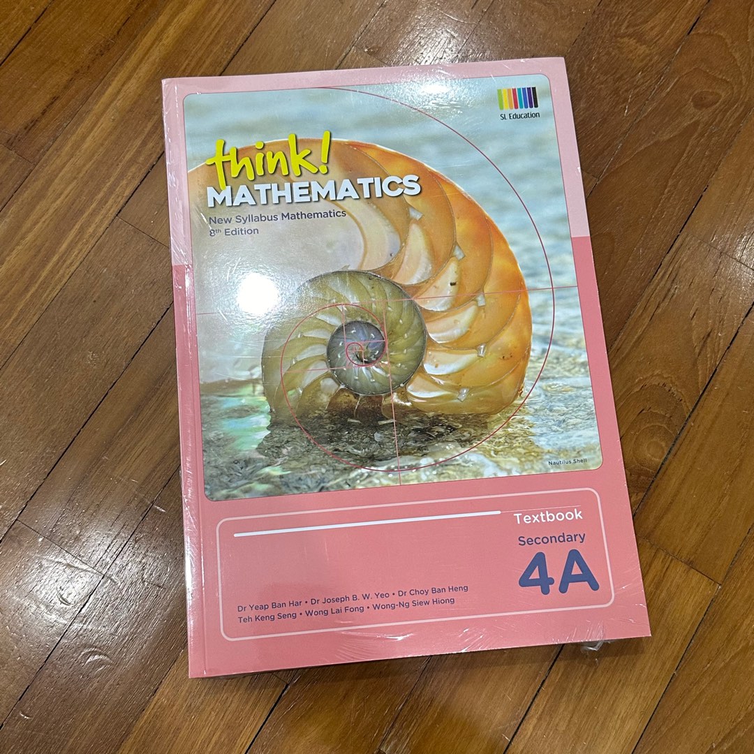 Secondary 4 Mathematics Textbook 4A & 4B, Hobbies & Toys, Books ...