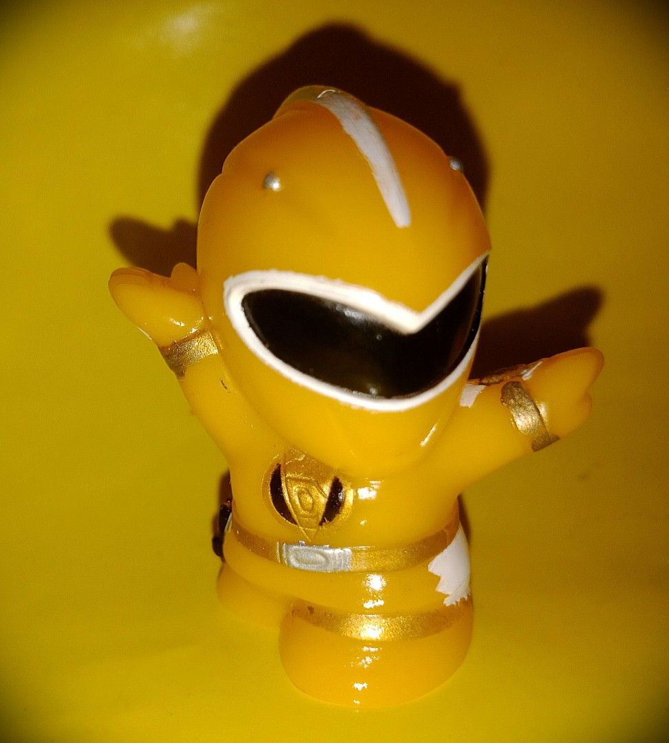 Sentai abarangers finger puppet figures power rangers toy chibi freebie ...