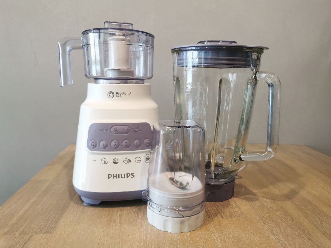 Series 5000 Blender Core HR2223/01 with Mill & Food Processor, TV ...