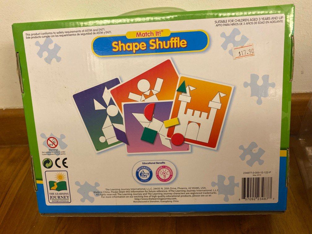 Shape shuffle, Hobbies & Toys, Toys & Games on Carousell