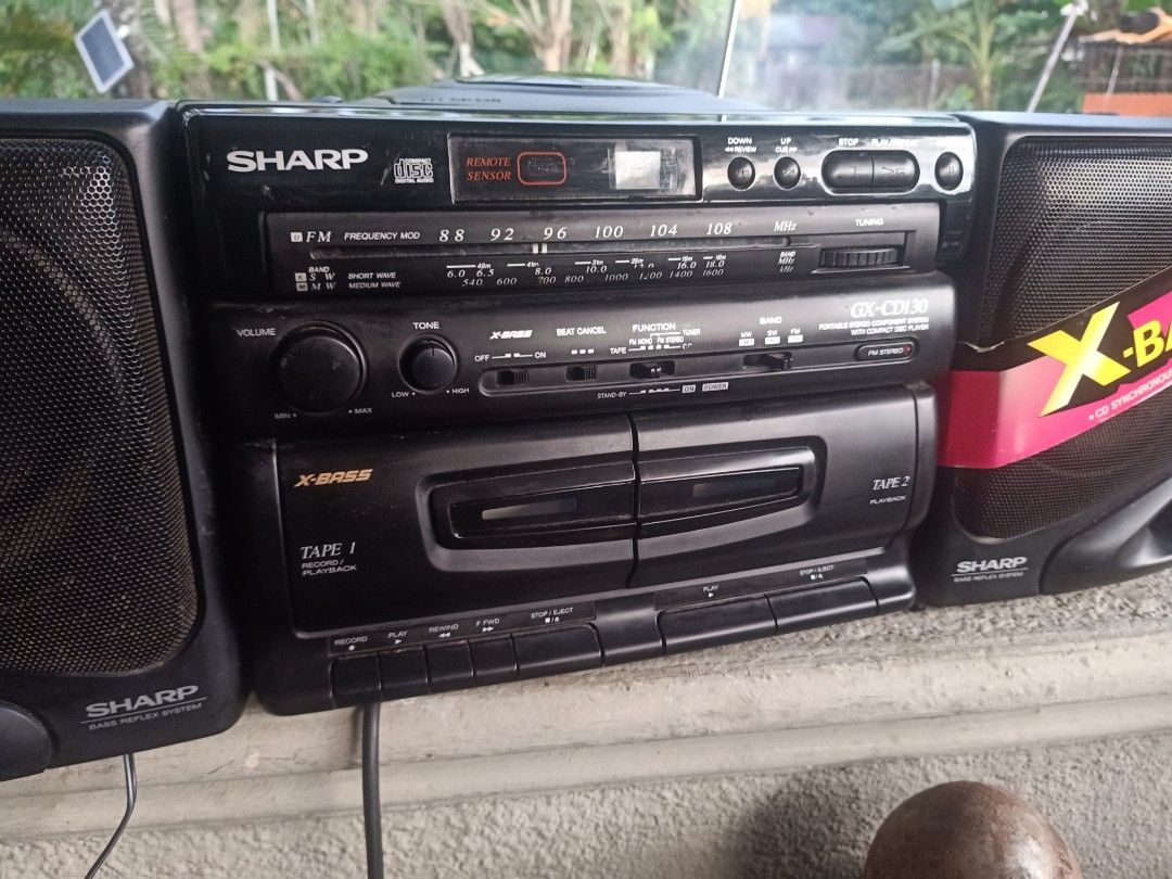 sharp boombox, Hobbies & Toys, Collectibles & Memorabilia, Vintage ...