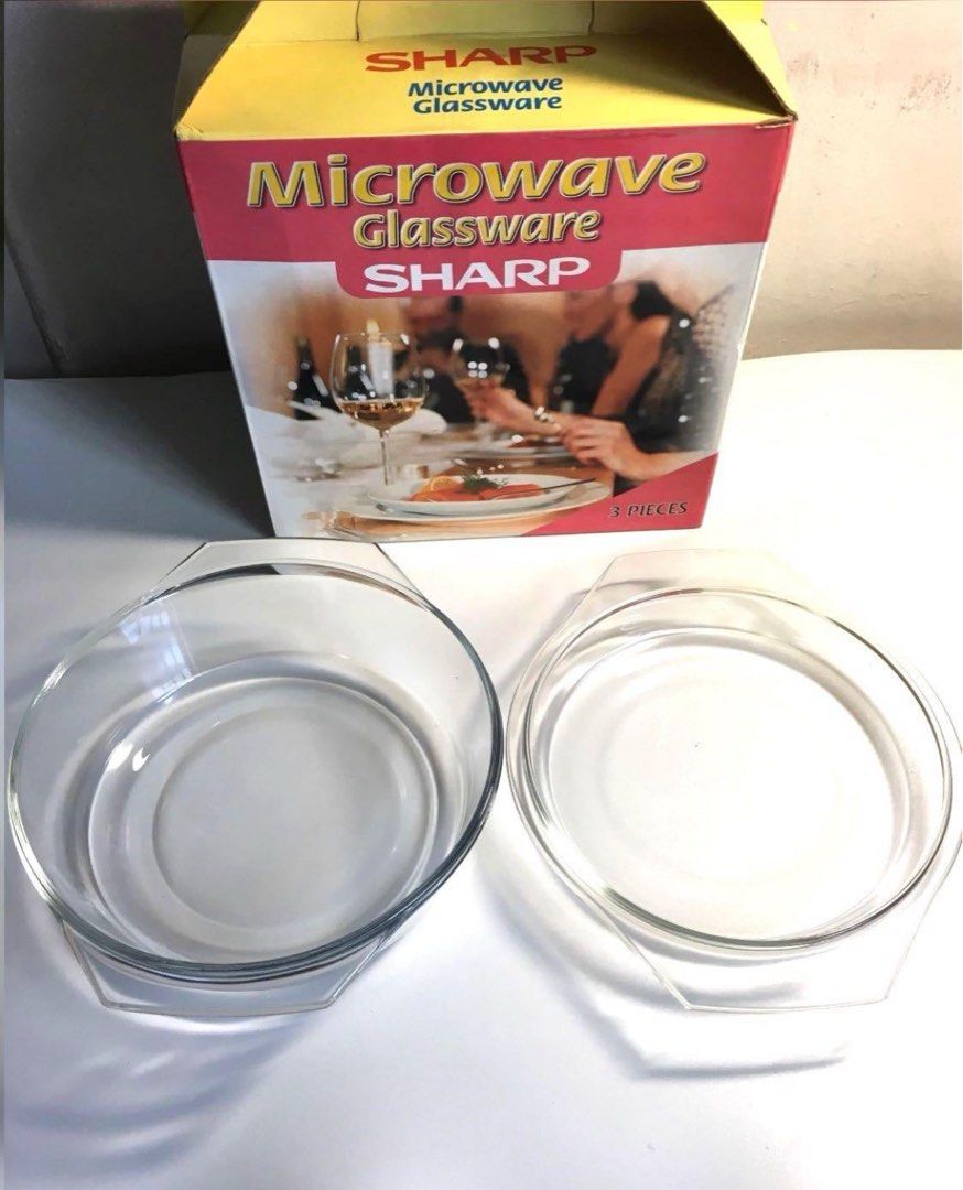Sharp Microwave Glassware (new), Furniture & Home Living, Kitchenware ...