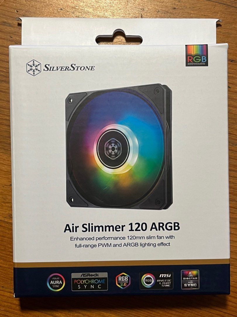 Silverstone Air Slimmer 120 ARGB, Computers & Tech, Parts & Accessories ...