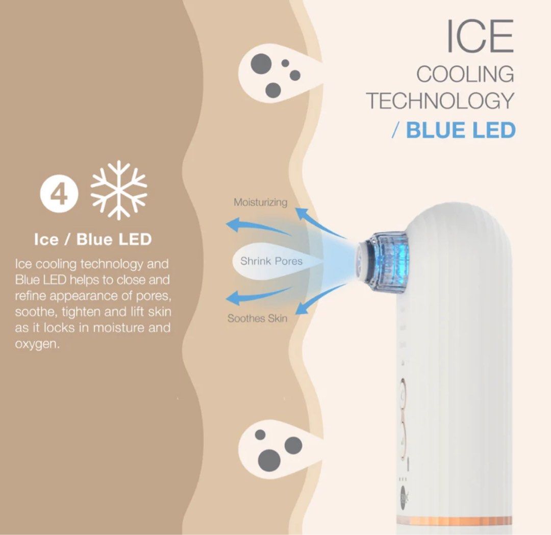 Skin inc Deepcare O2 Hydro-Facial Pore Refiner Device, Beauty ...