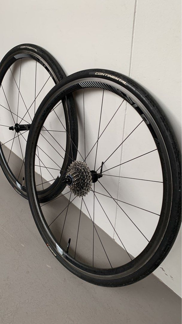 SLR1 30mm rim brake wheelset Giant DT360, Sports Equipment, Bicycles ...