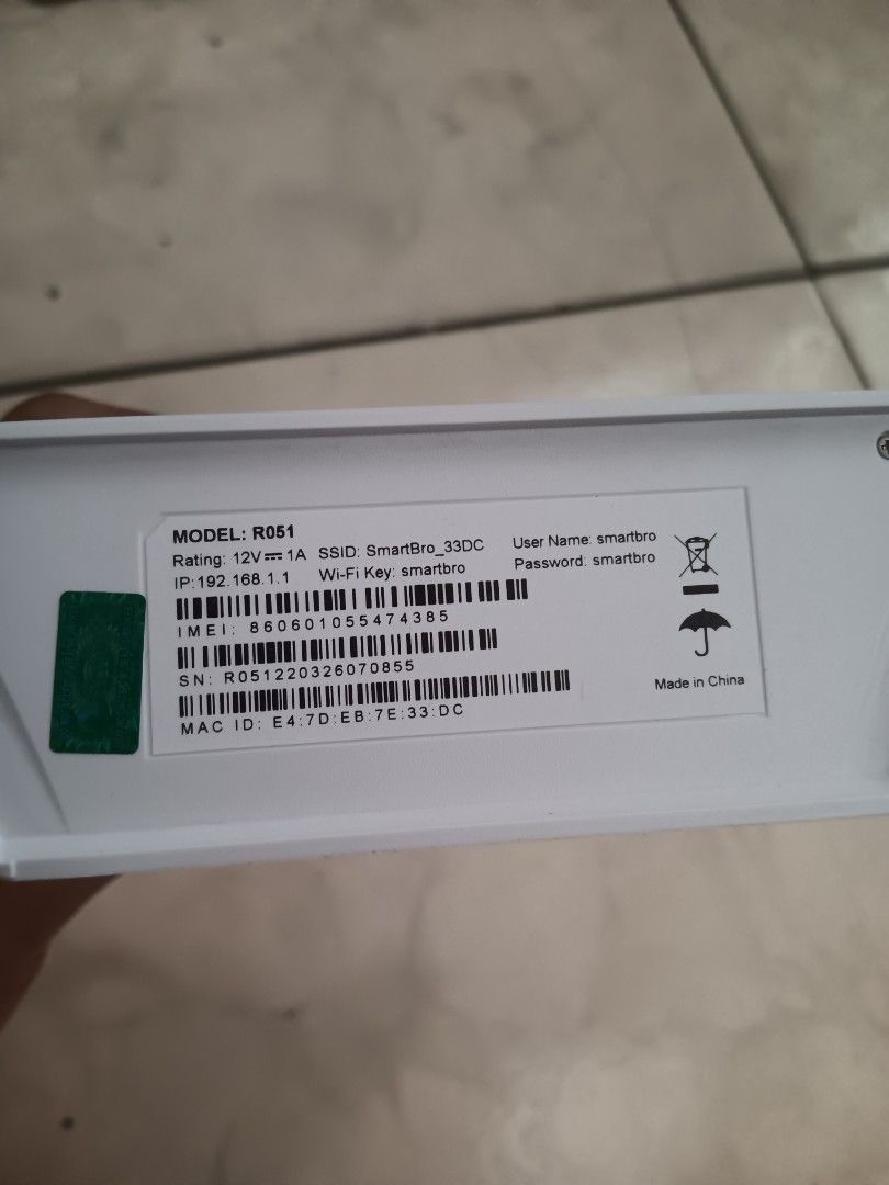 Smart Bro Home WiFi Modem, Mobile Phones & Gadgets, Other Gadgets on ...