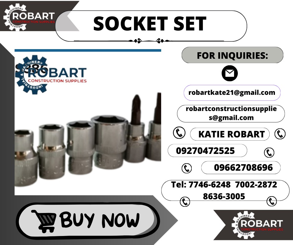 SOCKET SET, Commercial & Industrial, Construction Tools & Equipment on ...