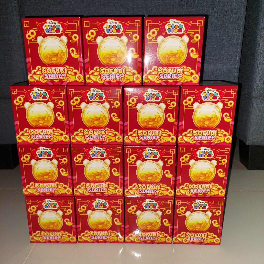 SOFUBI Disney Tsum Tsum CNY Blind Box CPCM Cow Play Arcade TOY Figurine ...