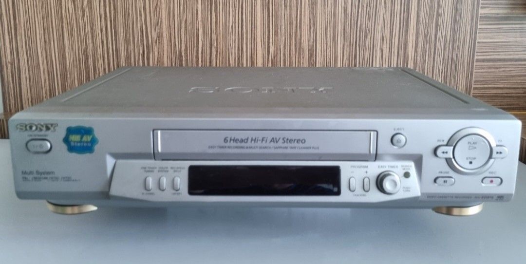 Sony 6 Head Hi-Fi AV Stereo VHS / VCR Video Cassette Player / Recorder ...